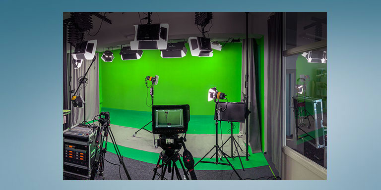 Greenscreen Studio mit Licht › gemeinsam werben | Agentur